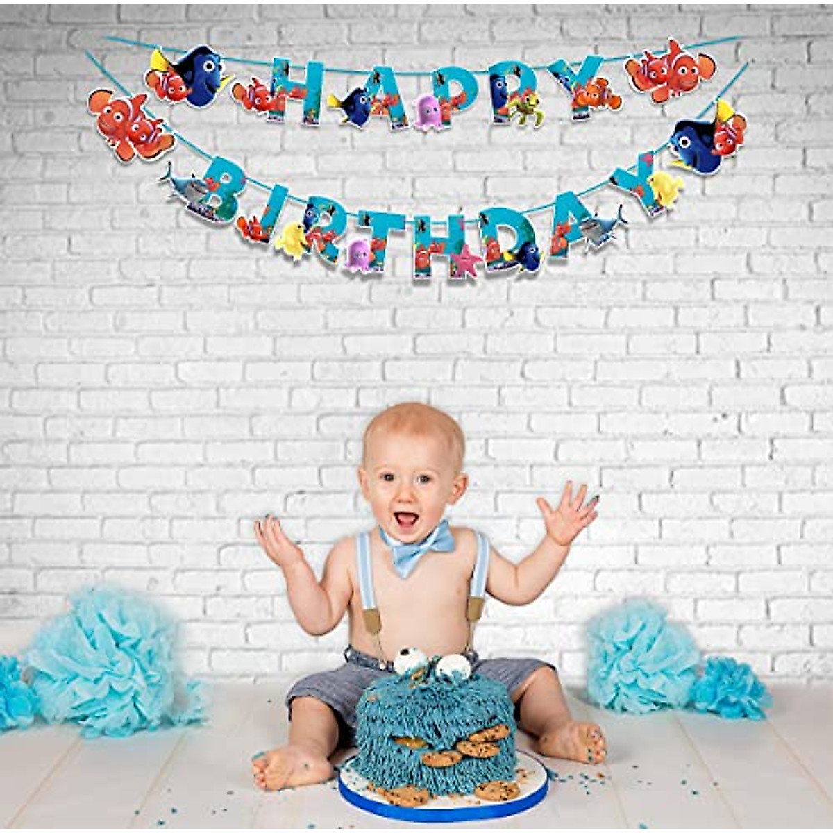 Seyal® Find Nemo Happy Birthday Banner