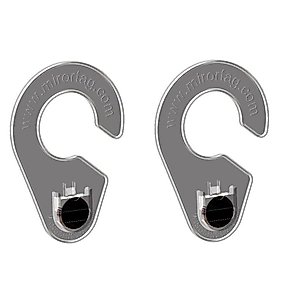 JL Safety Hook for MirorTag - Additional Hook for Multiple Cars to use Mirortag Holders for Handicapped Parking Placard - 2 Included