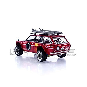 Datsun 510 4×4 Wagon Kaido GT Surf Safari RS V2 (by Jun Imai) Kaido House 1/64 Diecast Model Car True Scale Miniatures KHMG054