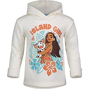 Disney Moana Infant Baby Girls Pullover Hoodie and Leggings Outfit Set White 18 Months