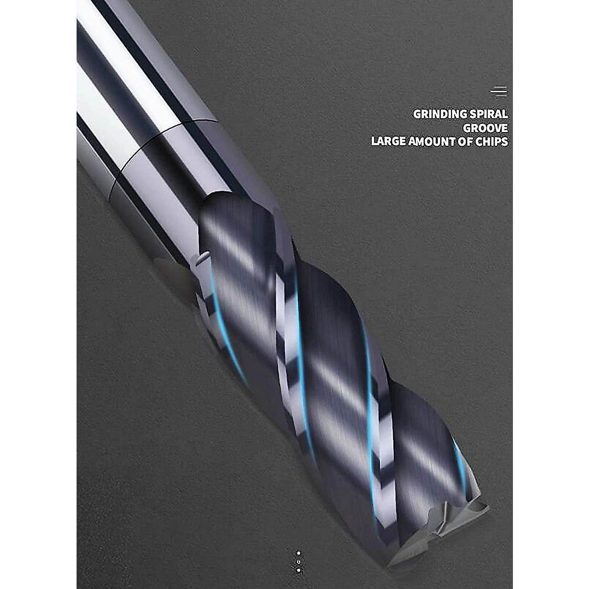 8pcs 2-12mm CNC Square Nose End Mills,Carbide Tungsten Steel 4 Fultes Milling Cutter, Router Bits Rotary Bits Tool Straight Shank 2-12mm