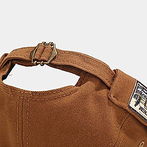 Mens Cotton Patch Brimless Skullcap Sailor Cap Rolled Cuff Retro Beanie Hat