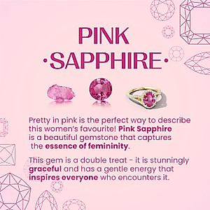 Angara Natural 1.25 Ct Pink Sapphire and 0.1 Ct Diamond Classic Pendant Necklace for Women in 14K White Gold (Grade-A | Size-8x6mm) | Birthday, Anniversary, Wedding Jewelry Gift For Women