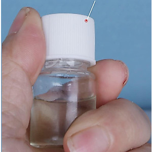 Duehut 10PCS 5ml Plastic Bottles Lab Cylindrical Chemical Reagent Bottle Lab Wide Mouth Small Plastic Water Bottles Reagent Bottle Liquid Bottle Solid Powder Bottle for Food Store White