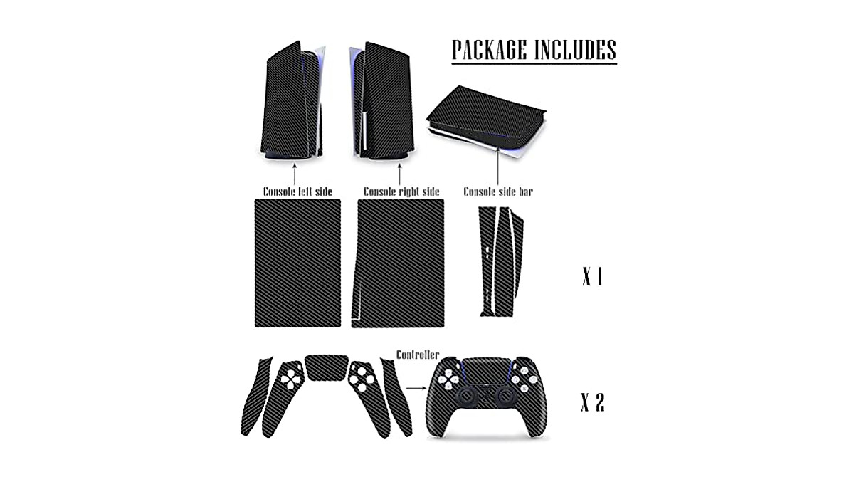 TANOKAY PS5 Console Skin and Controller Skin Set | Ganyu & Keqing ...