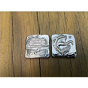 D&D Monster Adventure Coins (Set of 10 Metal Plated Novelty) RPG LARP