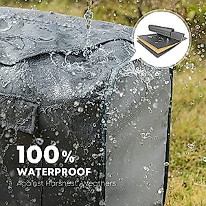 PatioGem Waterproof Generator Cover for Most 2000W-2500W Outdoor Inverter Generators, Fit for Honda EU2000i/2200i/Camco, Westinghouse WH2000i-2400i, iGen2200/2500, Champion2000W, Generac2200W