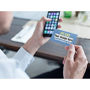 Custom Business Cards Personalized Business Cards with Logo 2-Sides Printed Coated Paper for Office - 3.5" X 2" - Your Own Design