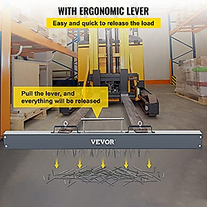 72 inches Hanging Magnet Magnetic Sweeper Tool Nail Magnet Sweeper Magnet Sweeper Magnetic Nail Sweeper Magnetic Sweepers fits Forklift