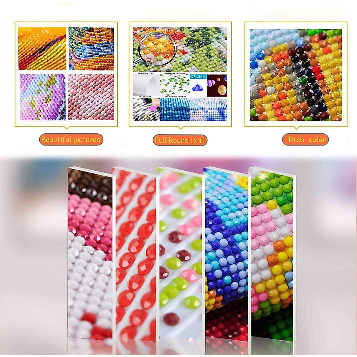 Black and White Paris Eiffel Tower (Red) 5D Adult Diamond Art,DIY Diamond Art Painting Kit for Decor Canvas 11.7x15.7inch/30x40cm