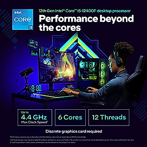 Intel Core i5-12400 Desktop Processor 18M Cache, up to 4.40 GHz