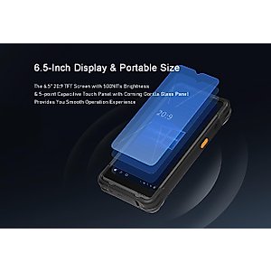 Vanquisher 6.5-inch Rugged PDA Windows 11 IOT Handheld Data Terminal with 1D & 2D Barcode Scanner (Honeywell N3680), 8GB RAM +128GB, for Enterprise Mobile Applications