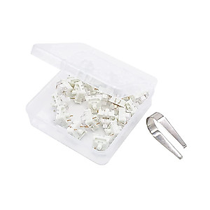 Granvela OUTEMU Silent White Switches 3 Pin Key switches Replacement Pack 20 - Gateron& Cherry MX Equivalent DIY Replaceable Switches for Mechanical Gaming Keyboard