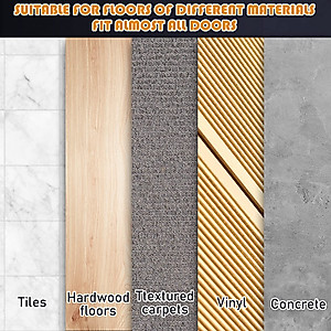 12 Pieces Rubber Door Stoppers Brown Rubber Door Stopper Wedge Large Heavy Duty Flexible Door Holder Door Stop Wedge Anti Slip Door Wedge for Door Bootom on Tile Carpet Wooden Floor Concrete