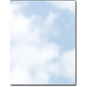 Soft Clouds Stationery - 80 Sheets