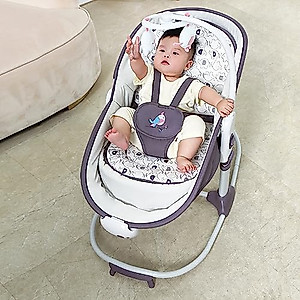 Mastela Bedside Cribs Adjustable backrest Baby 6 in 1 bassinets Baby can Listen to Music, Shake and Sleep…