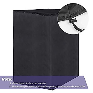 PASONIKA Coffee Maker Cover, Dustproof Appliances Cover, Black