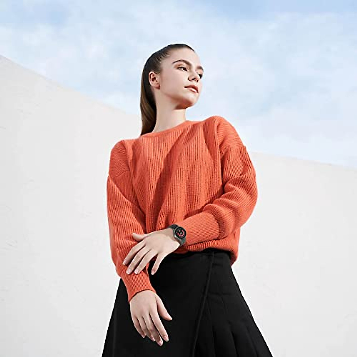 kitway Band Compatible for Samsung Galaxy Watch 5 Pro Band 45mm / Galaxy Watch 5/6 Bands 40mm 44mm Band, Galaxy Watch 6 Classic 43mm 47mm, No Gap Silicone Sport Strap