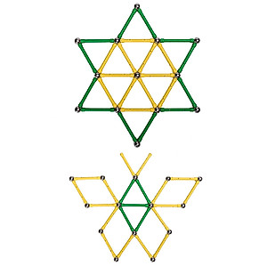 Edress Lengthen Magnetic Sticks Building Set Intelligence Toys (250 Pcs)