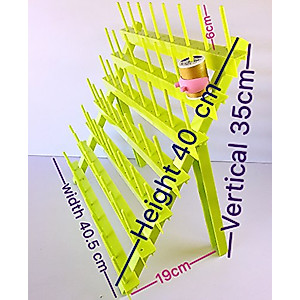 PeavyTailor Seven Layers Thread Stand/Rack Organizer for Sewing Quilting Embroidery Spools and Mini Cones -White