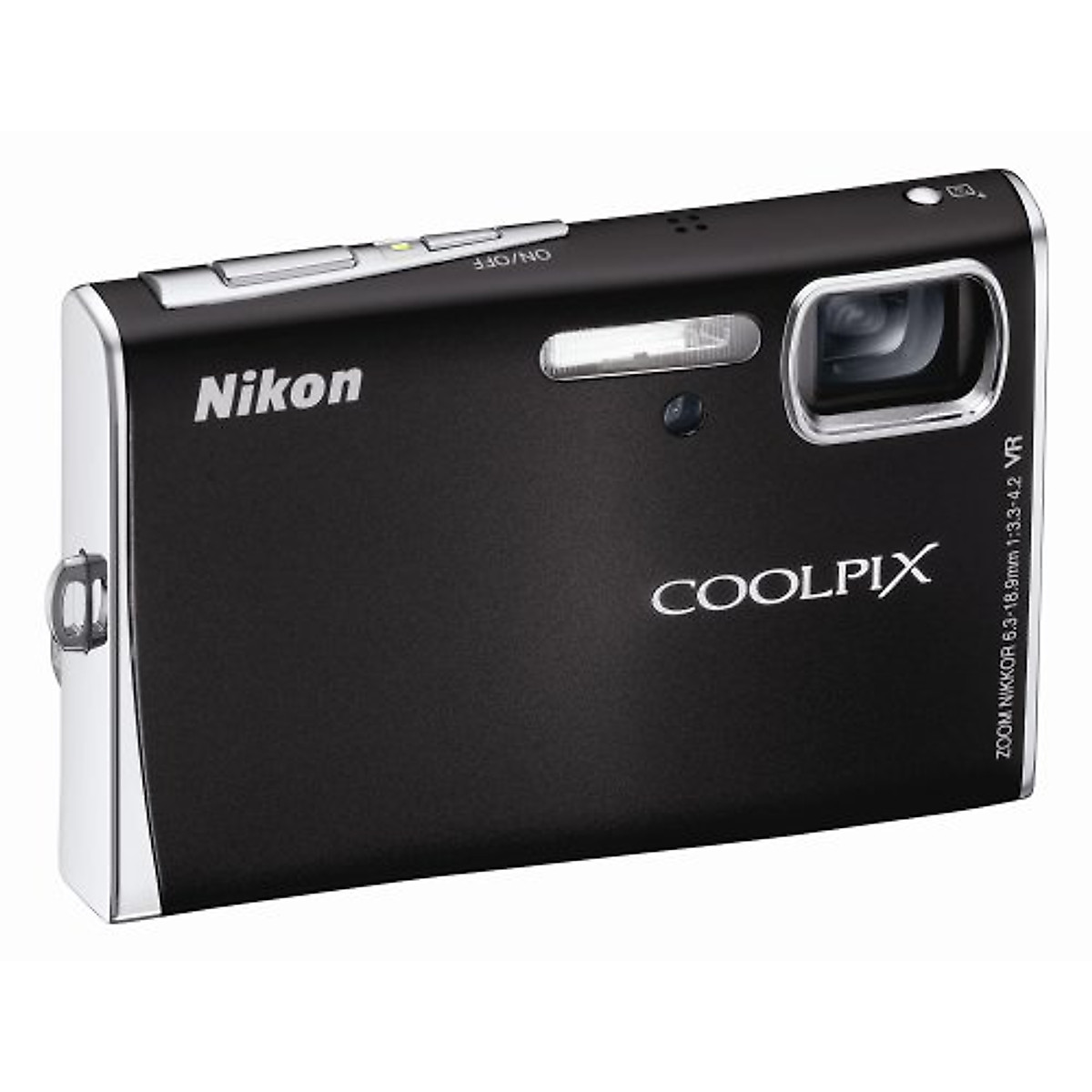 Nikon Coolpix S51 8.1MP Digital Camera with 3x Optical Vibration Reduction Zoom (Matte Black)