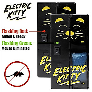 Electric Kitty Electronic Mouse Trap Indoor Outdoor Zapper Traps Mice Rodent Eliminator