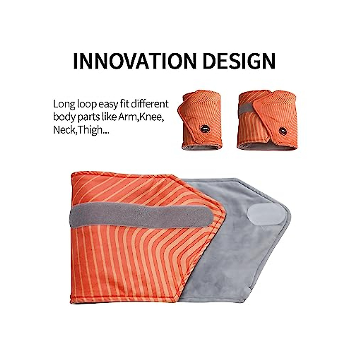 topfeel USB Heating Pad for Back Pain Relief, 3 Heating Levels with Auto Shut-Off, Menstrual Heating Pad for Cramps, 5V Heated Wasit Belt Hands-Free