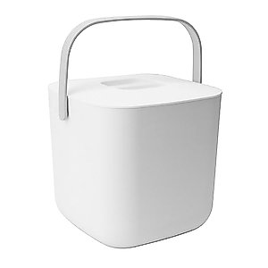 Mini Dishwasher, ABS PC 8.5V 2A Portable Countertop Dishwasher 18W Kitchen Deep Cleaner (White)