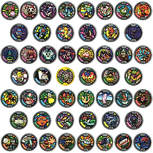 Yo-Kai Series 2 Medals - Case of 24 Blind Bags - 72 Random Medals by Yokai