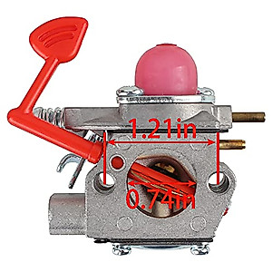 partszen 545081855 WT-875 WT-875A Carburetor for Craftsman 358794650 Poulan pro BVM200C BVM200VS P200C GBV325 P325 Blower with Spark Plug