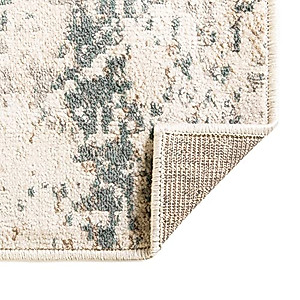 Unique Loom Tuareg Collection Vintage Distressed Traditional Area Rug, 2 ft 6 in x 10 ft, Beige/Green