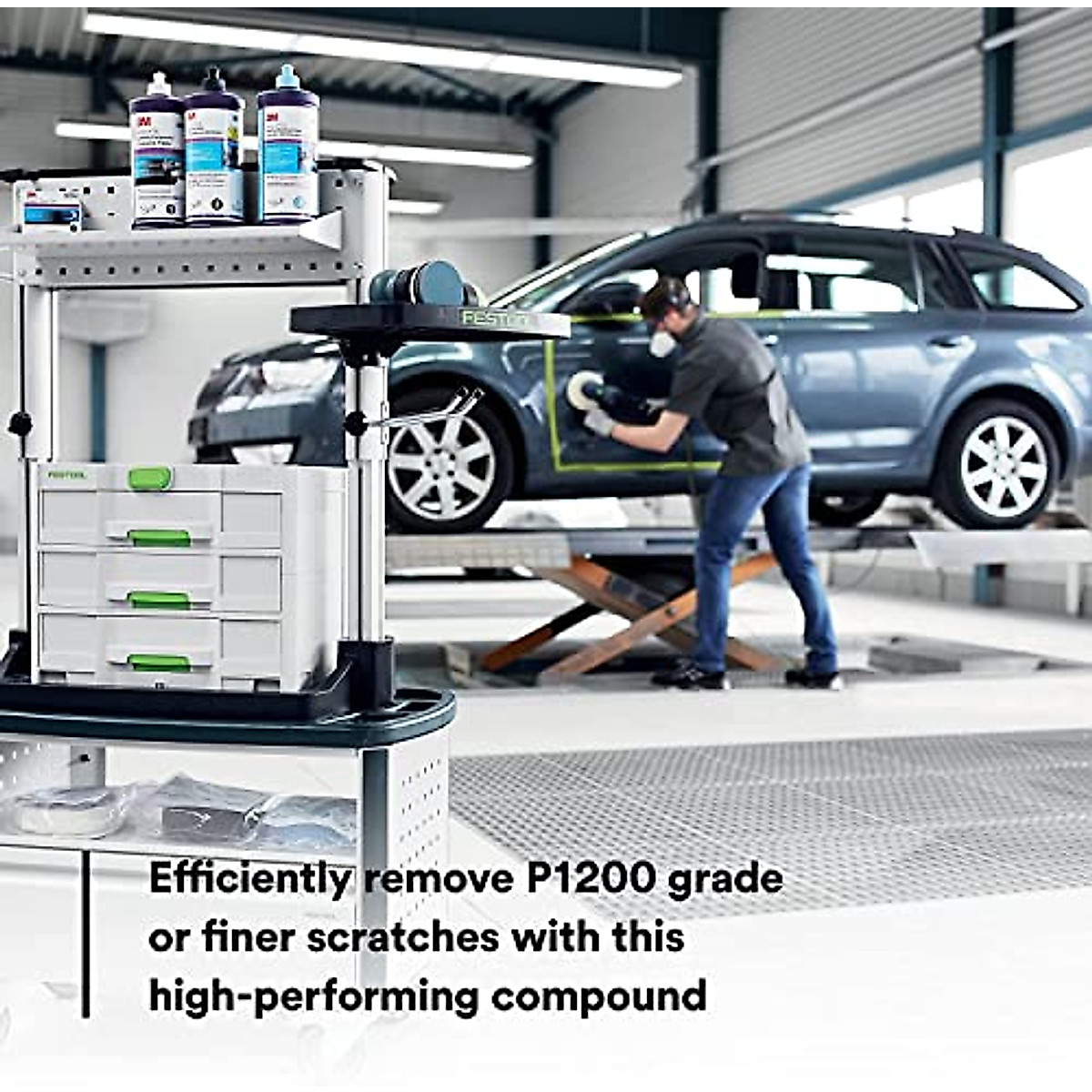 3M Perfect It Buffing and Polishing Kit | 36060 06094 06068 Rubbing Compound, Machine Polish, Ultrafine | Buffing, Car Polishing Kit Bundled with Kangaroobands Microfiber Cloth