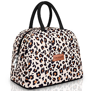 BALORAY Lunch Bag Women Men, Double Deck Lunch Box Insulated Lunch Bag for Adults Work Office Picnic, Leakproof Cooler Bag with Adjustable Shoulder Strap