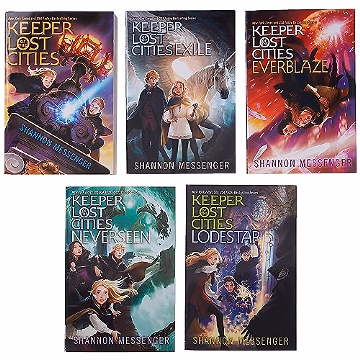 Keeper of the Lost Cities Collection Books 1-5 (Boxed Set): Keeper of the Lost Cities; Exile; Everblaze; Neverseen; Lodestar