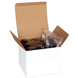 Vivaplex, 6, Large, 8 oz, Empty, Amber Glass Spray Bottles with Black Trigger Sprayers