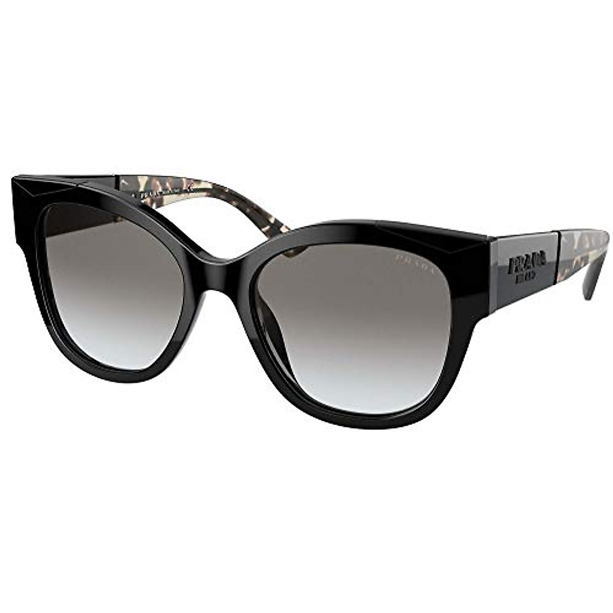 Prada 0PR 02WS Black Frame/Grey Gradient Lens One Size