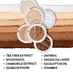 Wet n Wild Bare Focus Clarifying Finishing Powder | Matte | Pressed Setting Powder Medium-Tan