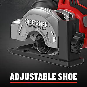 CRAFTSMAN V20 Cordless Cut-Off Tool, Brushless RP, 3 Inch, Small Circular Saw, Bare Tool Only (CMCM300B)