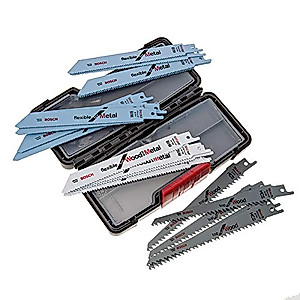 Bosch 2607010902 Saber Saw Blade-Set For Wood/Metal 20 Pcs
