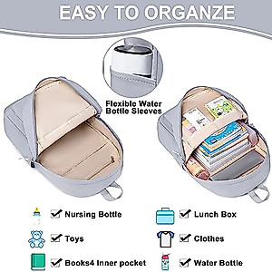 LOIDOU Backpack for Teen Girls Middle-School Primary Elementary Bookbags 17inch Kids Backpack Women laptop Backpack Lightweight Casual Daypack