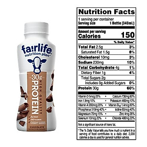 Fairlife Nutrition Plan High Protein Shake Variety Pack Sampler - 11.5 Fl Oz (12)