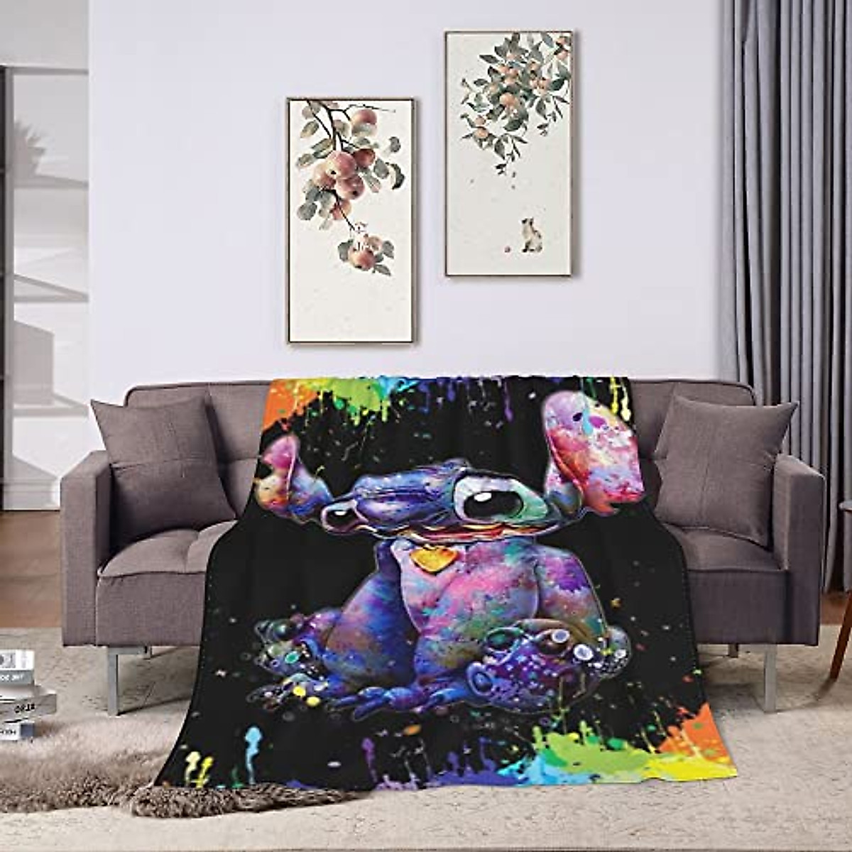 Cute Blanket Super Soft Blankets Lightweight Warm Throw Blankets for Couch Bed Sofa Travel Camping Gift(40x50inches)