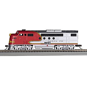 Bachmann Trains - FT - DCC WOWSOUND Sound Value-Equipped Locomotive - Santa FE (war Bonnet) - HO Scale, Prototypical Red & Silver, (68911)
