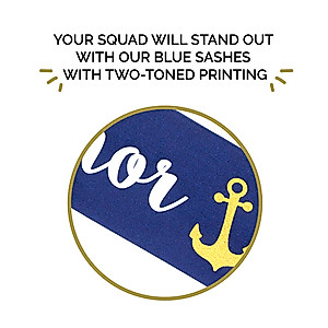 “Last Sail Before The Veil” Bachelorette Sashes | 12 Pack | 1 Bride to be Sash and 11 Bride Tribe Sashes with Fun Nautical Phrases