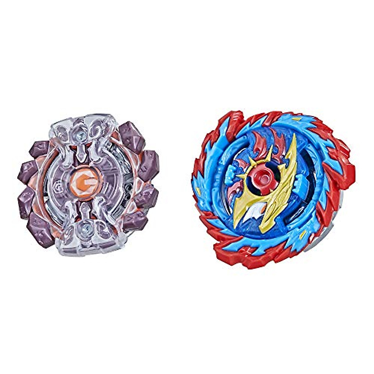 BEYBLADE Burst Surge Speedstorm Mirage Helios H6 and Gaianon G6 Spinning Top Dual Pack - 2 Battling Game Top Toy for Kids Ages 8 and Up