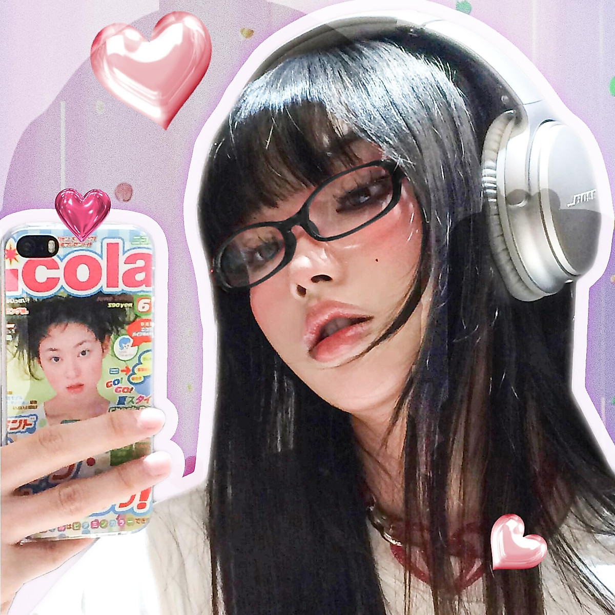 TJUTR Fashion Fake Glasses Non Prescription Clear Glasses for Women Blue Light Blocking Y2k Cosplay Eyewear Frame