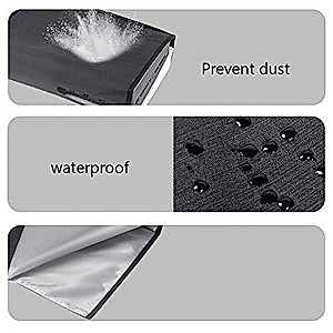 Pinson Premium Dust Cover for PS5 Sony Playstation 5 Console, Scratch-Resistant, Waterproof (Black)