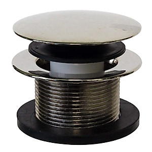 Westbrass D326HBJ-05 25" Bath Waste Assembly with Ball Joint, Tip-Toe Drain and Illusionary Overflow Faceplate, Polished Nickel