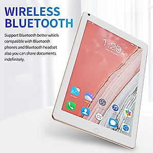 pstuiky 8-inch Android 5.1 System Tablet Laptop,HD IPS Display Screen Tablet WiFi Bluetooth Android Voice Call Game Tablet,1GB RAM+16GB ROM,4000mAh Battery (Gold)