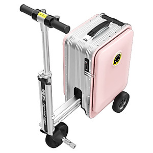 Airwheel SE3S Smart Rideable Suitcase Electric Luggage Scooter For Travel (pink)